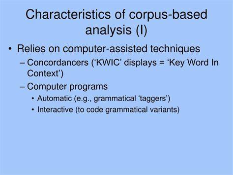 Ppt Corpus Linguistics And Language Teaching Powerpoint Presentation
