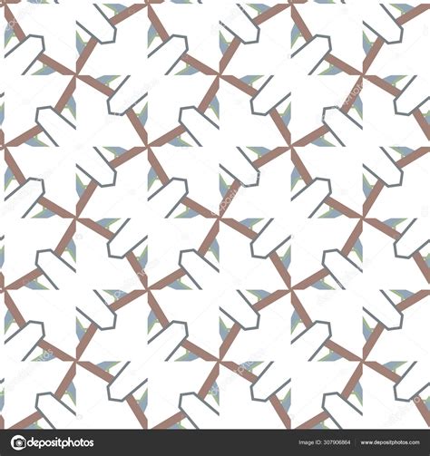 Seamless Vector Pattern Background Texture Geometric Ornamental Style