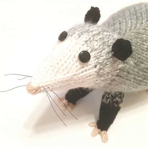 Knit Your Own Opossum With This Simple Pattern