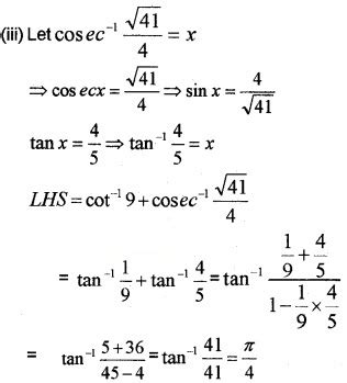 Plus Two Maths Chapter Wise Questions And Answers Chapter Inverse Trigonometric Functions A