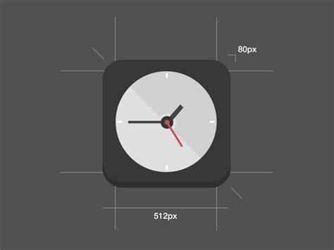 IOS 7 Clock By Luca Burgio Dribbble