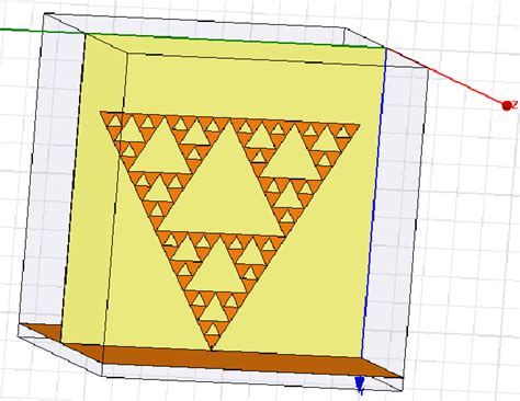 Simulated Structure In Hfss Download Scientific Diagram