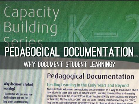 Literature Review Pedagogical Documentation By Sally