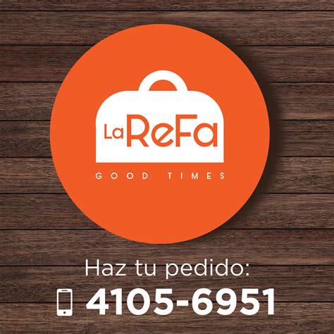 La Refa Disfruta El Menú De La Refa En Tu Casa U