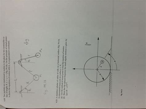 Solved Two Particles Are Constrained To Motion In The Plane Chegg