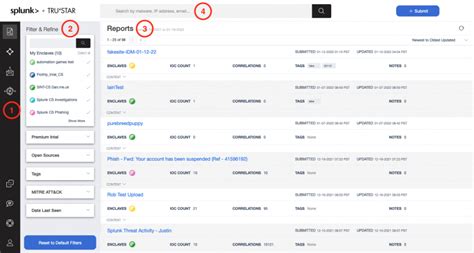 overview of the splunk intelligence management web app splunk