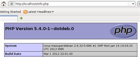 Installer Php 54 Sur Debian Squeeze Memo