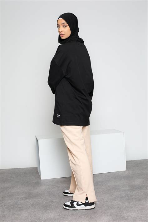 Tee Shirt Manche Longue Noir