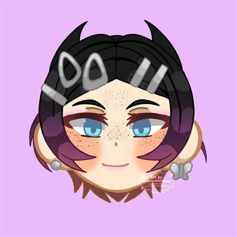 Chibi Headshot Clove 🦋 Valorant