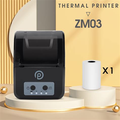 소형 휴대용 열전사 프린터 티켓 청구서 영수증 프린터 블루투스 무선 포켓 라벨 기계 비즈니스 가정 상점용 58mm Aliexpress