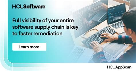 Hcl Appscan On Linkedin Hcl Appscan Revolutionizes Software Supply Chain Security