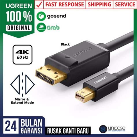 Promo Cable Mini Dp To Dp Display Port Ugreen K Hz Thunderbolt Converter Diskon Di Seller