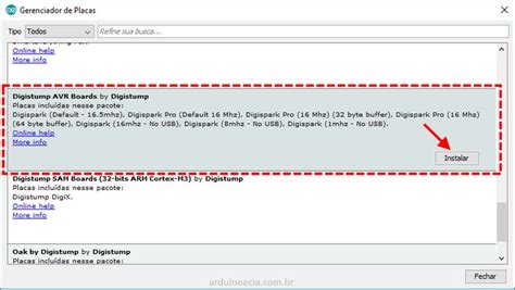 Como Programar A Digispark Attiny85 Com Ide Arduino Arduino E Cia Arduino Regulador De