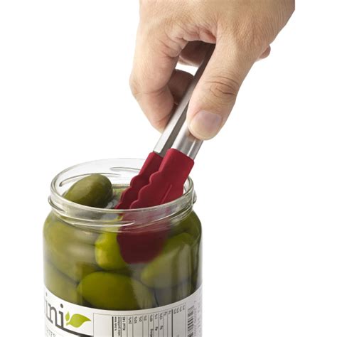 Mini Pinzas Piccolo De Silicona De 17 8cm Color Rojo Cuisipro Dcocina