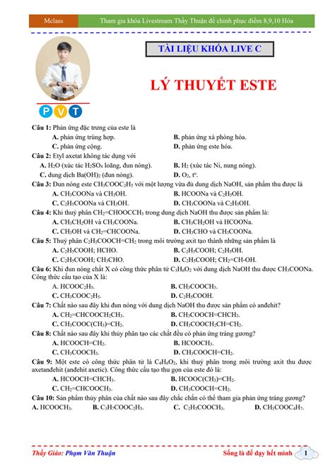 SOLUTION: Ly thuyet este - Studypool