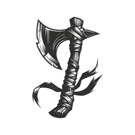 Epic Fantasy Warrior Axe Design 51425747 Vector Art At Vecteezy