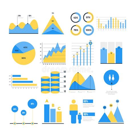 Percentages Data Visualization Stock Vector Illustration Of Scale Representation