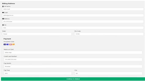 How To Make Payment Page In Html And Css Payment Page Design Html Css