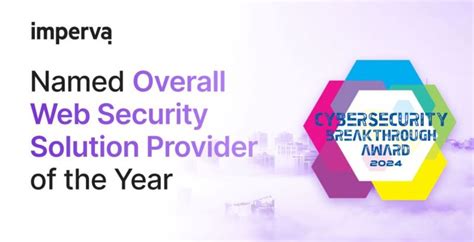 🏆 For The Third Consecutive Year Imperva Has Been Named The Overall