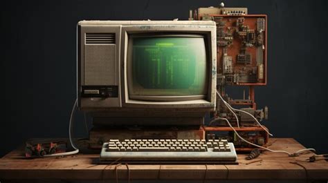 Premium Photo Old Personal Computer