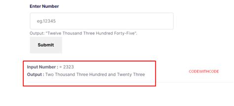 How To Convert Numbers Into Words In Php Codewithcode Free Tools