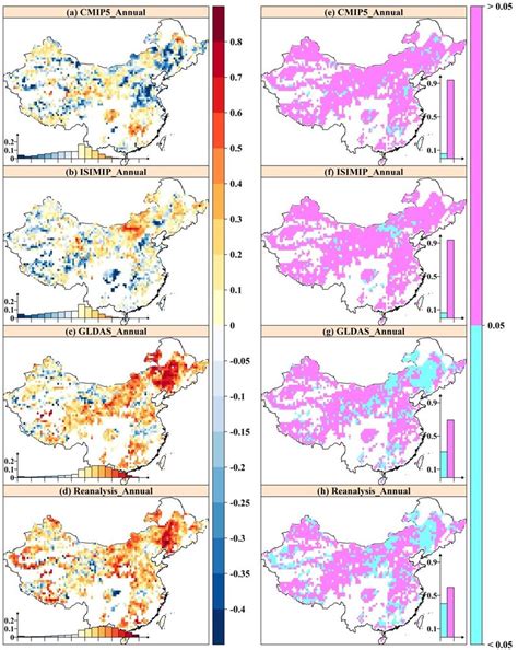Spatial Distributions Of Pearson Correlation Coefficient A B C D