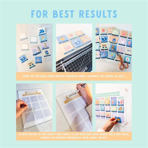 Ultimate Chore And Routine Chart Bundle Digital Download Printable