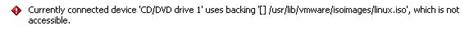 Currently Connected Device Cd Dvd Drive 1 Uses Backing Vmotion Error 2022 How To Wiki