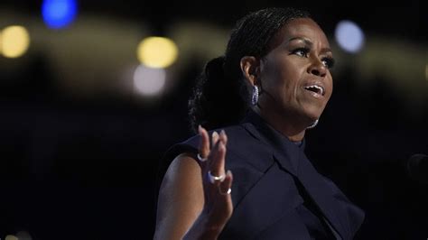 Former First Lady Michelle Obama Delivers Fiery Speech At Dnc