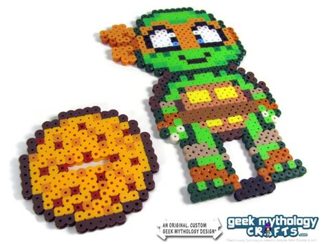 Ninja Turtles Tmnt 2012 Nickelodeon Perler Bead Sprite Pixel Art