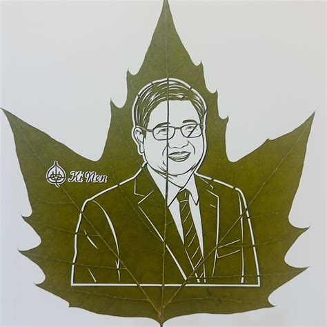 Kinen 葉雕 🌸🧔 Kinen葉雕：葉的線條，人的形態 🧔🌸