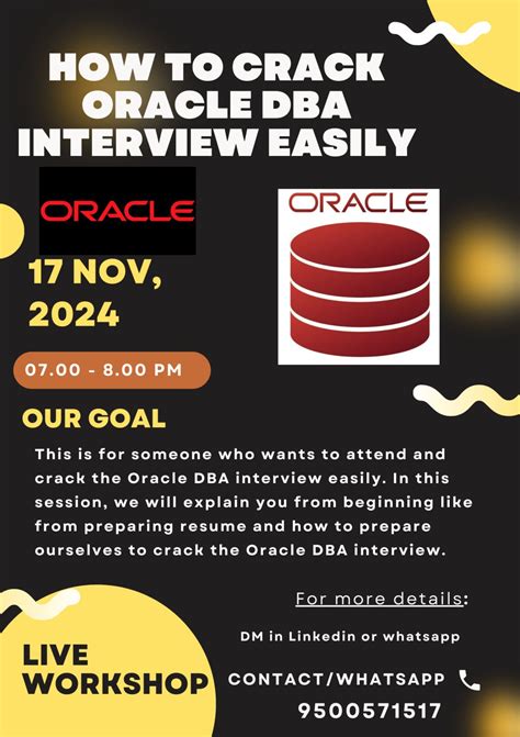 Oracle Oracledba Oraclejob Interview Resume Linkedin Jobs