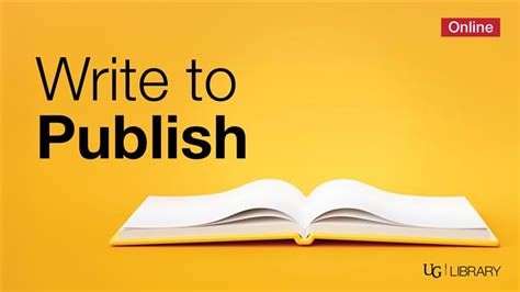 Write To Publish Writing Introductions U Of G News