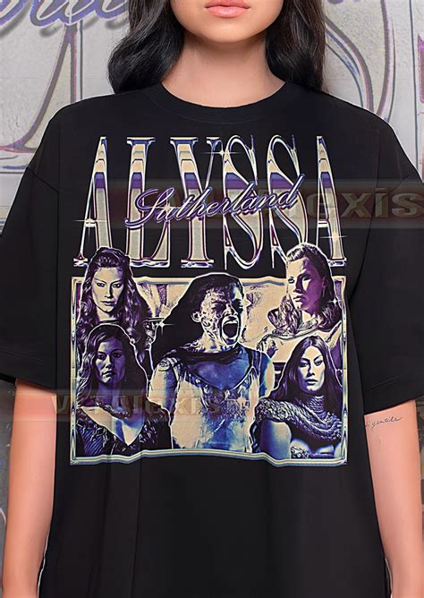 Alyssa Sutherland T Shirt Vintage Actress Star Celebrity Performer Tee
