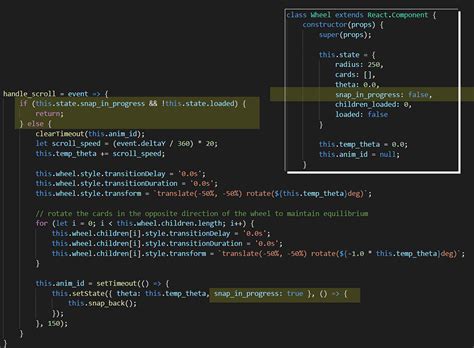 how to create a reactjs advanced wheel carousel