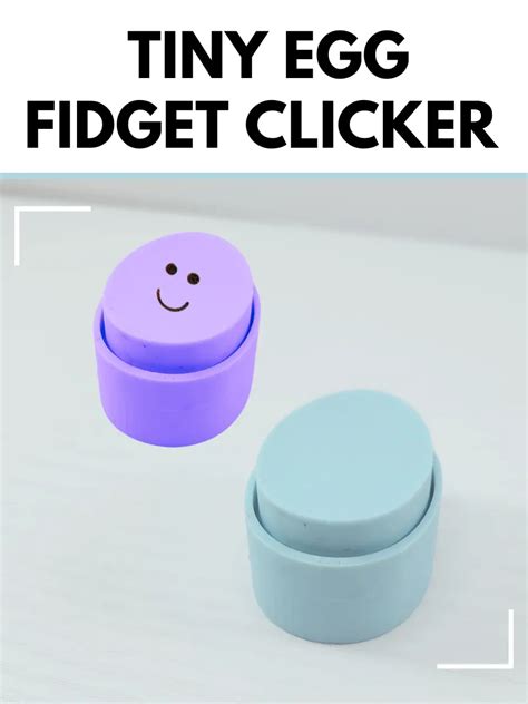 Kawaii Mini Easter Egg Keyboard Clicker Fidget Toy By Stemstarters Makerworld Download Free 3d