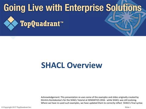 Shacl Overview Pdf Databases Computer Software And Applications