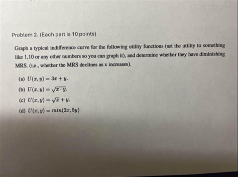 Solved Problem 2 Each Part Is 10 ﻿pointsgraph A Typical