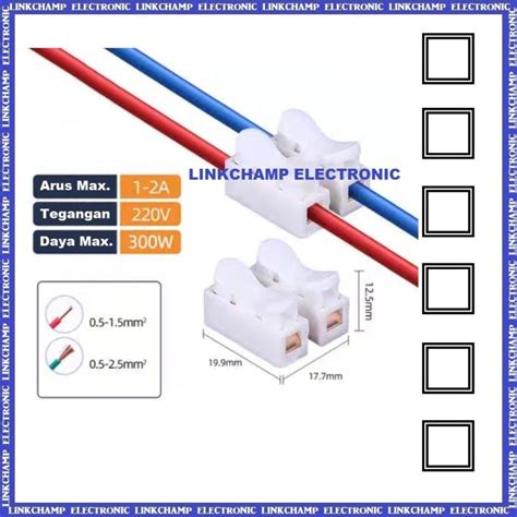 Asahikawa Isi Pcs Konektor Tembaga Sambungan Kabel Pres Connector Cable Copper Lazada Indonesia