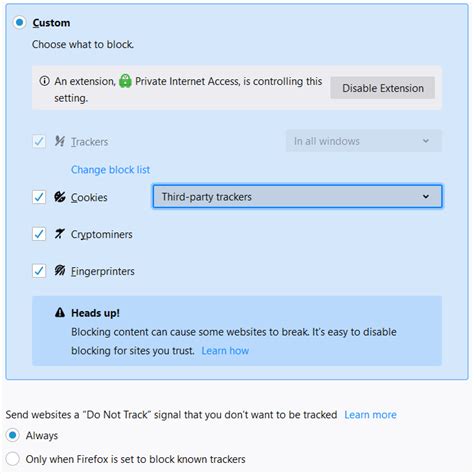 Secure Connection Failed When Using The Firefox Extension R PrivateInternetAccess