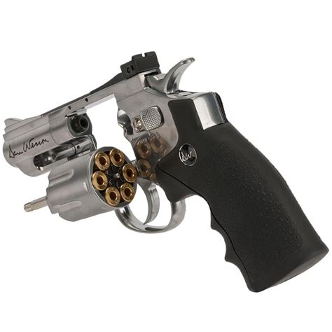 Asg Dan Wesson Silver Pellet Revolver Camouflage Ca