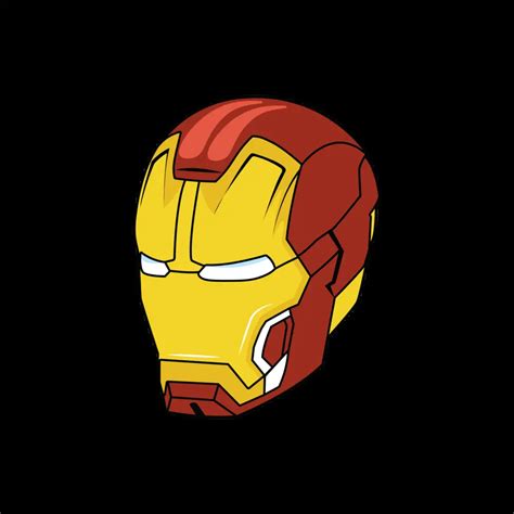 Iron Man Mask Drawing