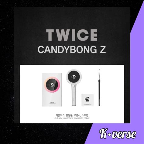 Twice Official Lightstick Ver 2 Candybong Z K•verse