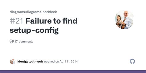 Failure To Find Setup Config Issue Diagrams Diagrams Haddock GitHub