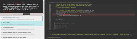 Php Sqlstate Hy000 General Error 1364 Field Movid Doesnt Have