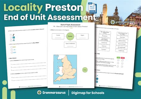 Y4 Locality Unit Preston End Of Unit Assessment Grammarsaurus