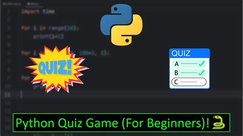 Python Quiz Game For Beginners🐍 Youtube