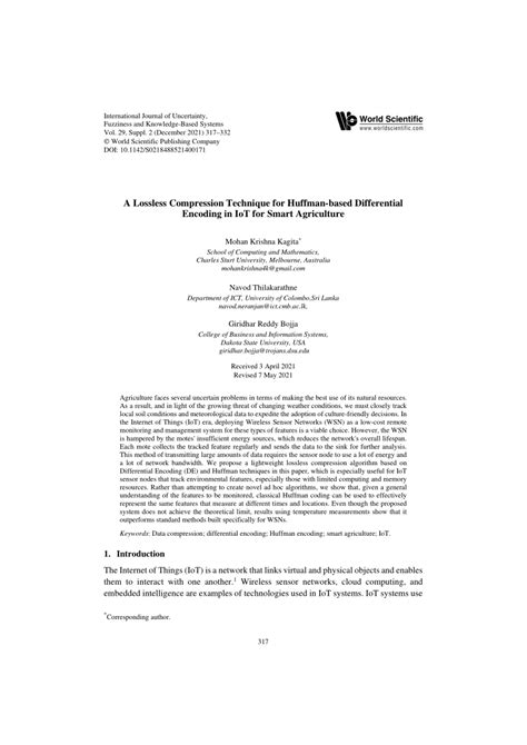 Pdf A Lossless Compression Technique For Huffman Based Differential