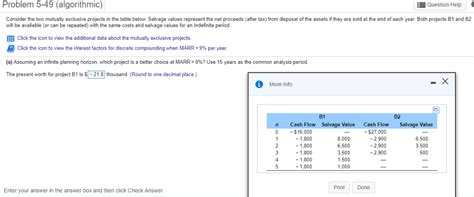 problem 5 49 algorithmic question help consider the