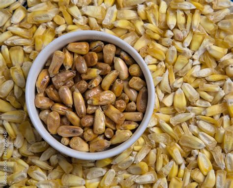 Peruvian Chulpe Corn Kernels Raw Roasted Cancha Nuts For Ceviche Or